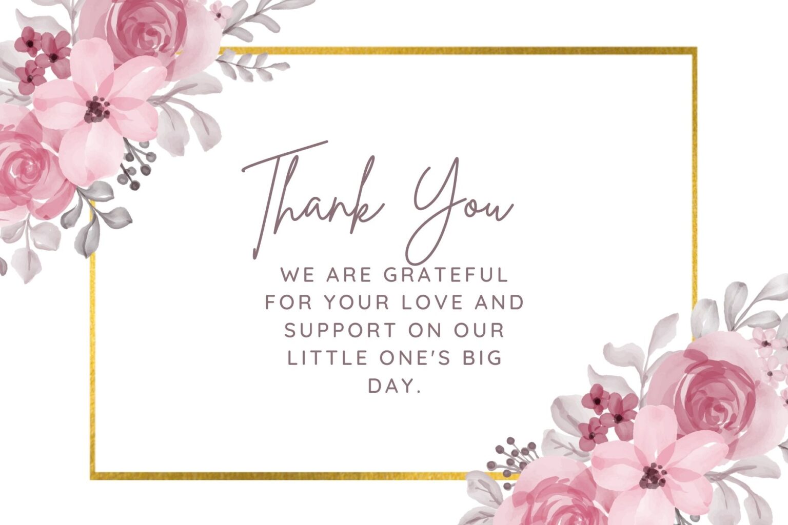 75+ Thank You Message for 1st Birthday - ThanksFully