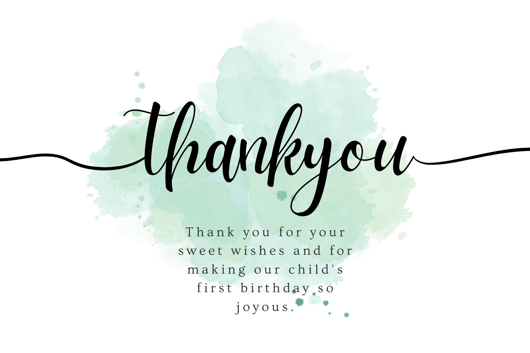 75+ Thank You Message for 1st Birthday - ThanksFully