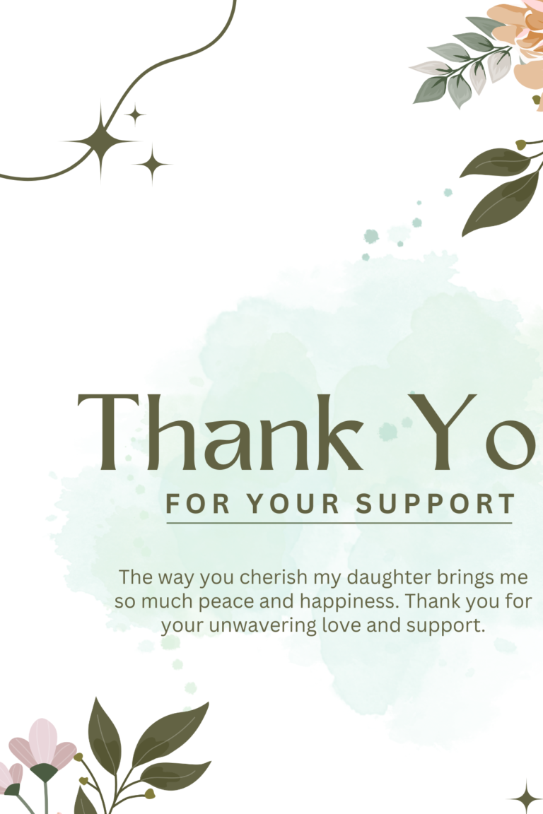 Thank you for Loving My Daughter (85 Ways to Say) - ThanksFully