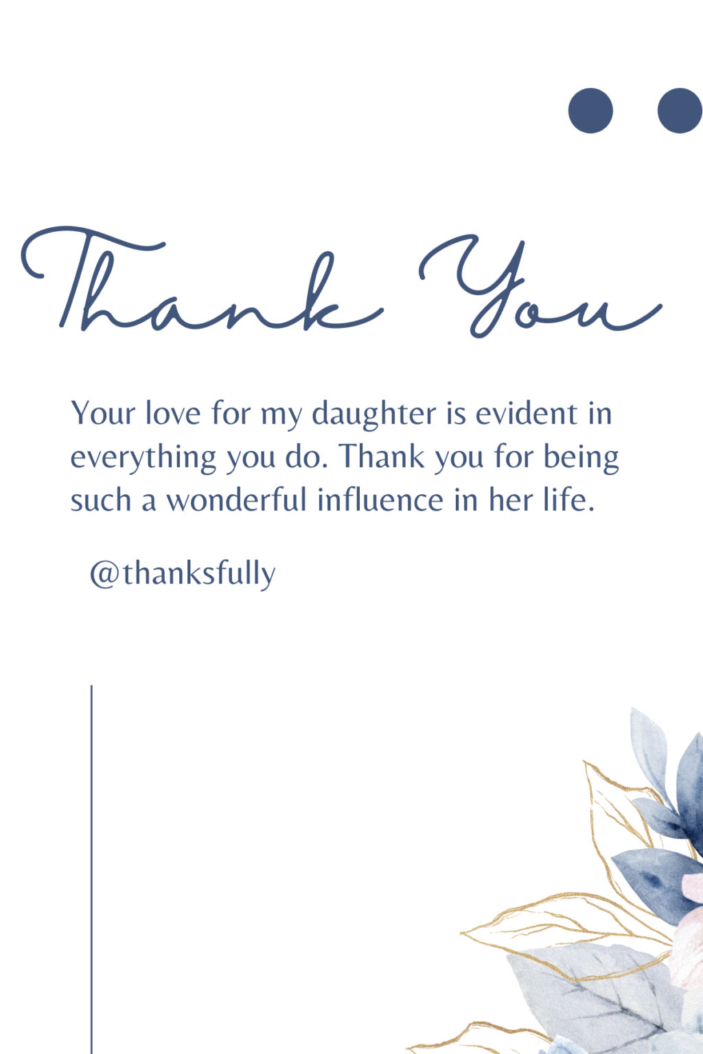 Thank you for Loving My Daughter (85 Ways to Say) - ThanksFully