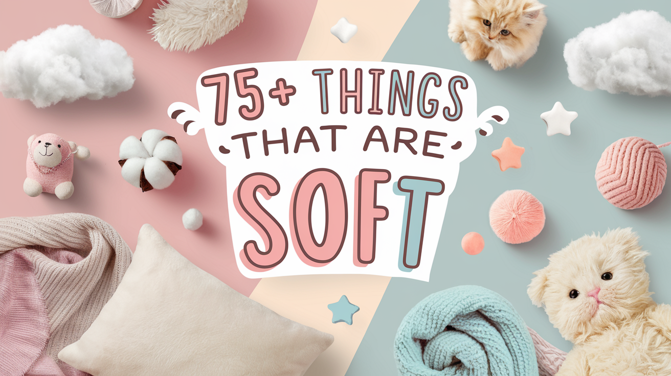 75+ Things That Are Soft - ThanksFully